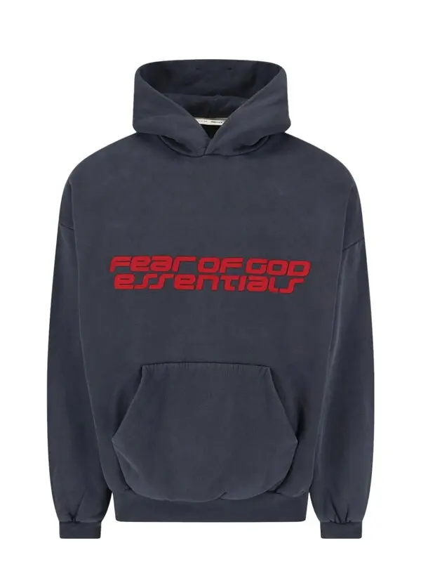 Fear Of God 90s' Cotton Hoodie - Gray