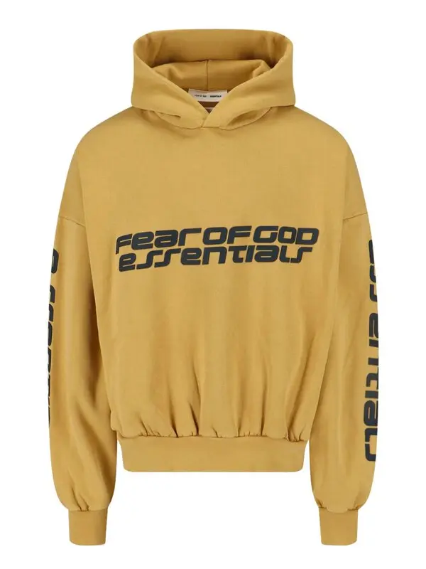 Fear Of God 90s' Cotton Hoodie - Yellow