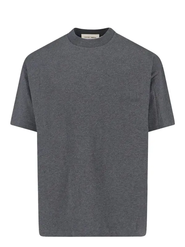 WHITE SAND Crew-neck T-shirt - Gray