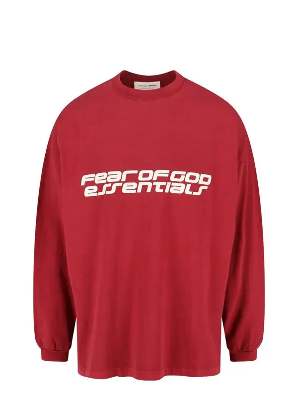 Fear Of God 90s' Logo Sweater - Red