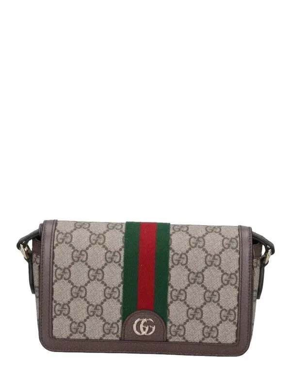 Gucci Mini 'ophidia' Shoulder Bag - Beige