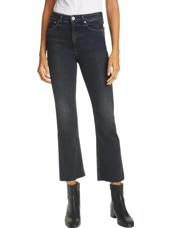 Rag & Bone Nina High-rise Flare Ankle Jeans - Reyes