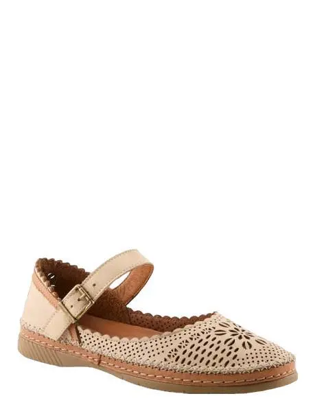 SPRING STEP SHOES Zabelle Mary Jane Flat - Beige