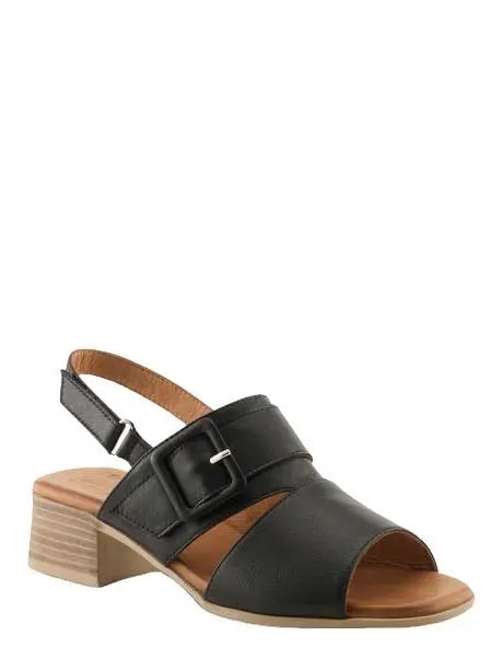 SPRING STEP SHOES Acoliana Slingback Sandal - Black