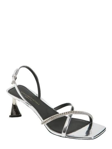 Stella McCartney Elsa Slingback Sandal - Silver