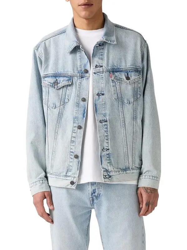 LEVI'S Relaxed Fit Denim Trucker Jacket - Brightside Trucker