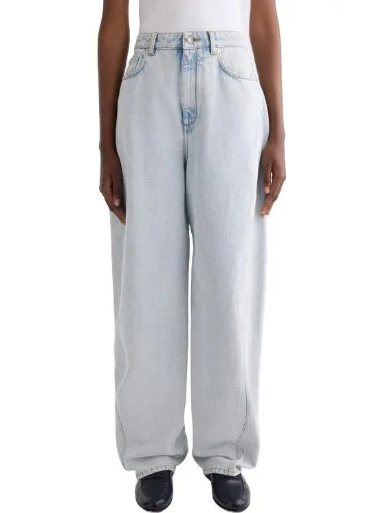 Givenchy High-waisted Cocoon Jeans - Light Blue