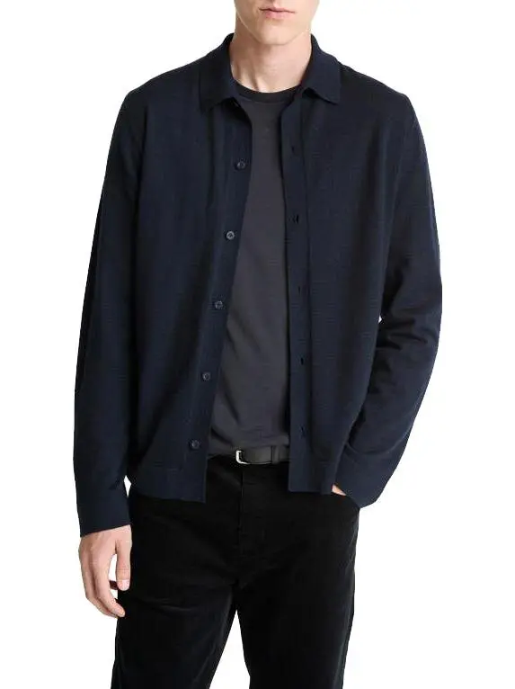 Vince Merino Wool And Cashmere Cardigan - Coastal