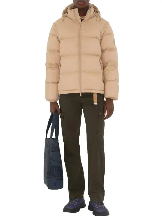 Burberry Detachable Sleeve Puffer Jacket - Flax Beige