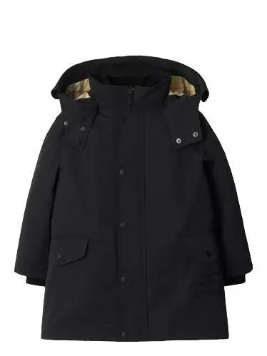 Burberry Detachable Warmer Nylon Parka - Black