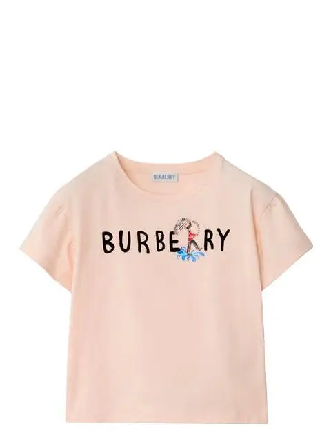 Burberry London Guard Cotton T-shirt - Shell Pink