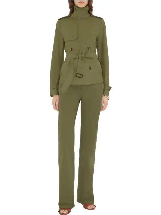 Burberry Highgrove Gabardine Trench Jacket - Wreath