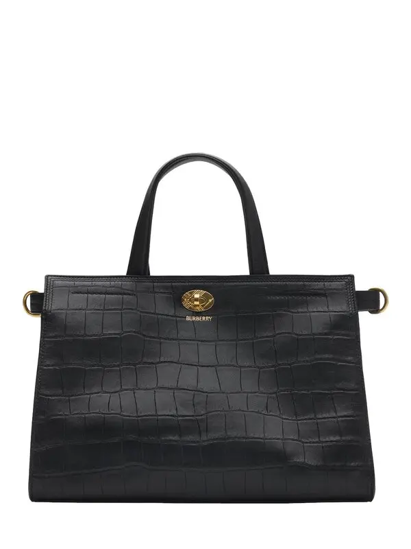Burberry Small Cotswolds Tote - Black
