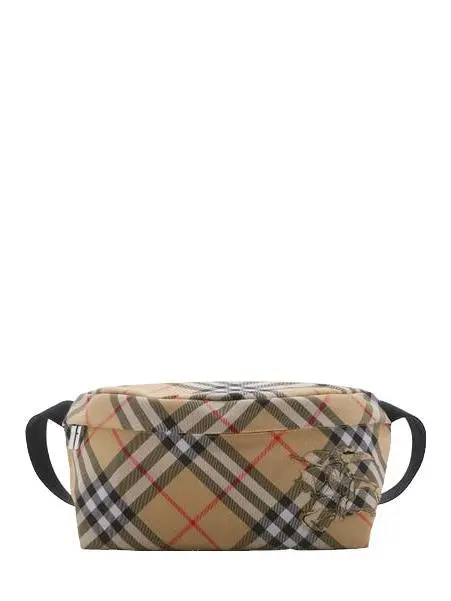 Burberry Check Belt Bag - Sand