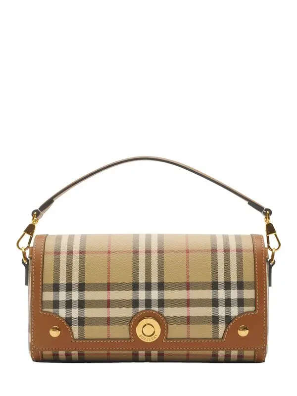 Burberry Top Handle Note Bag - Archive Beige/briar Brown