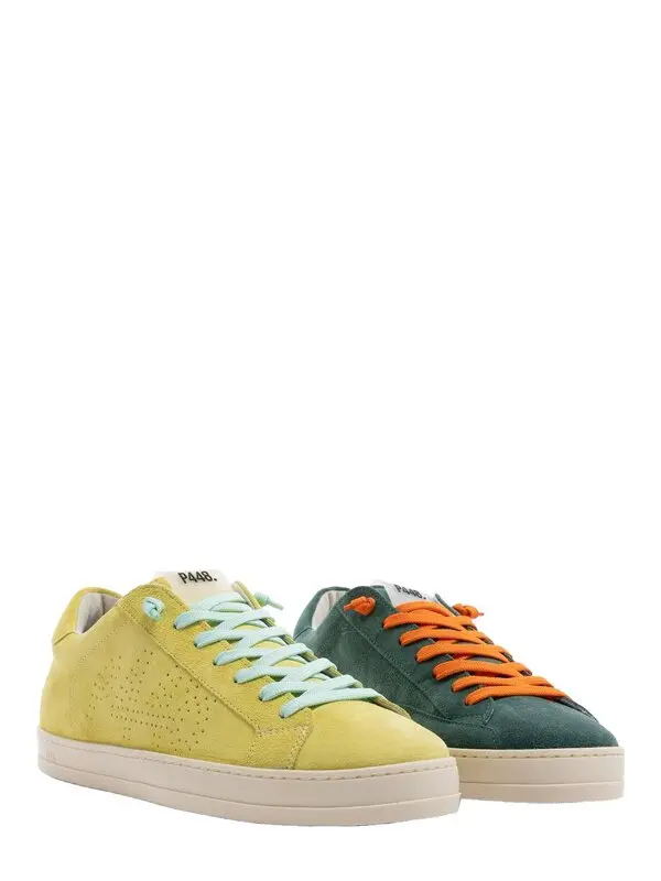 P448 John Kaleidoscope Sneakers - Lemon