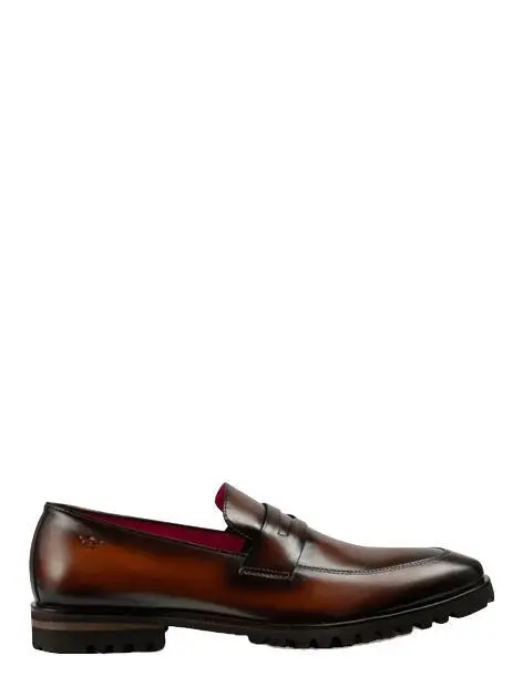 GARDNT Alessandro Leather Loafer - Brown