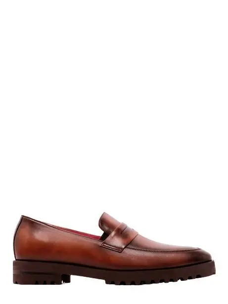 GARDNT Alessandro Leather Loafer - Cognac