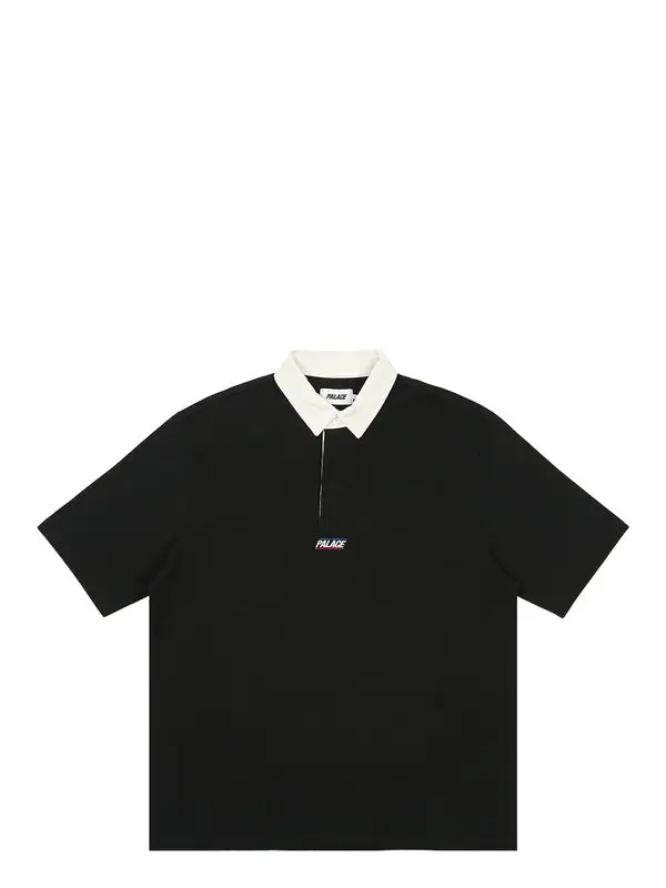 PALACE Wide Rugby Polo - Black