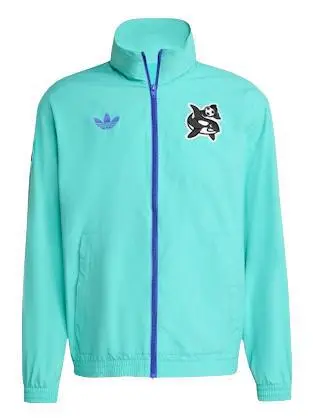 Adidas Seattle Sounders Fc 2025 Anthem Jacket - Semi Mint Rush White
