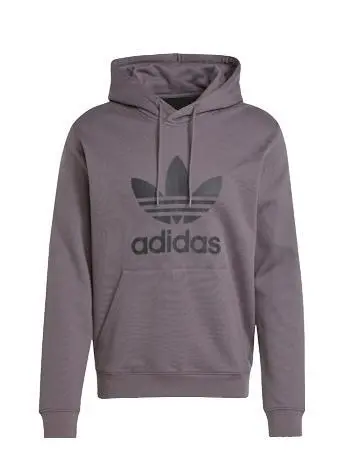 Adidas Adicolor Classics Trefoil Hoodie - Grey Strata