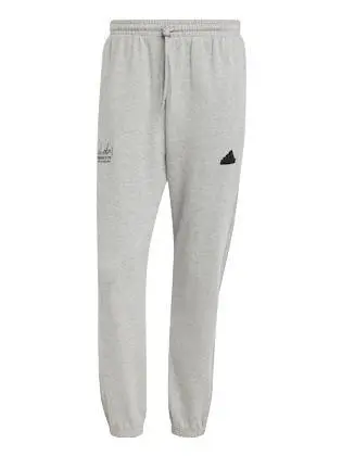 Adidas Brand Love French Terry Joggers - Medium Grey Heather