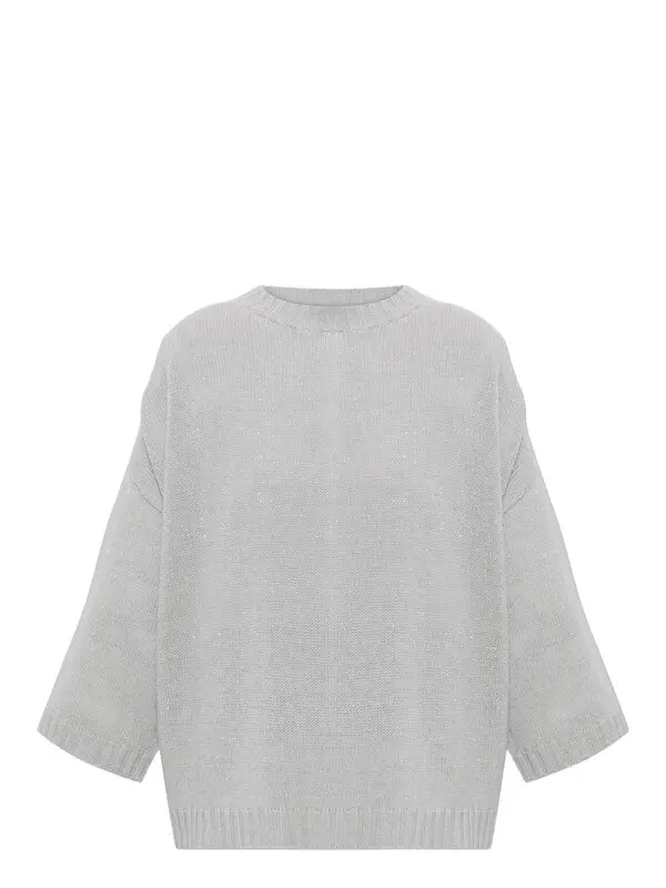 Fabiana Filippi Lurex Thread Sweater - Grey