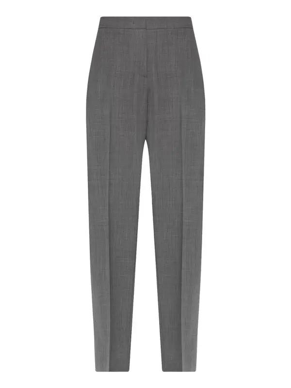 Fabiana Filippi Wool Pleated Trousers - Grey