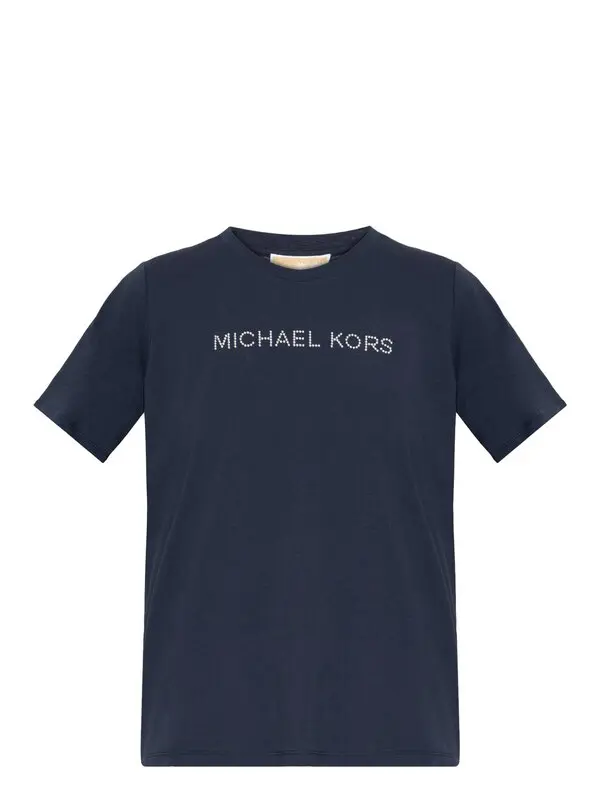 Michael Kors T-shirt With Logo - Navy Blue
