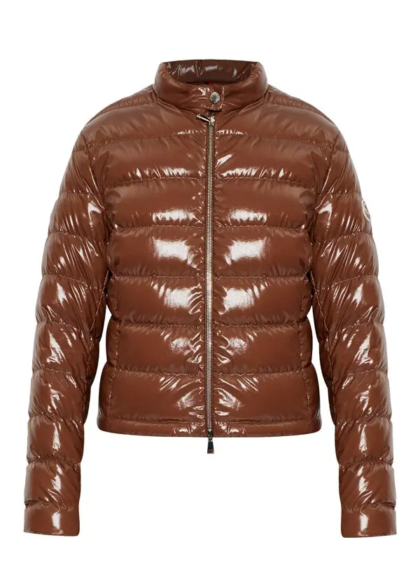 Moncler Papillon’ Down Jacket - Brown