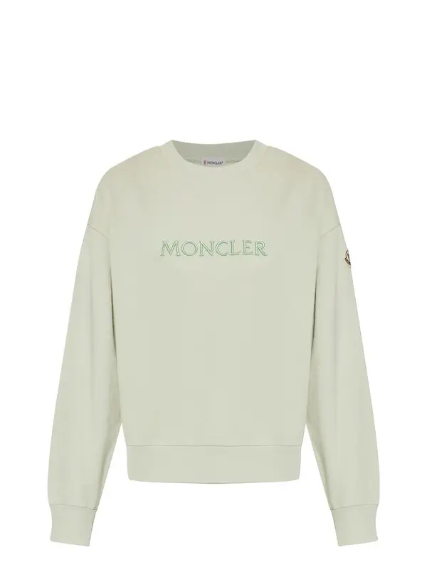 Moncler Sweatshirt With Logo - Green