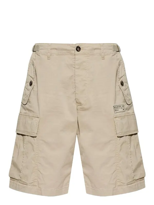 Dsquared2 Knee Length Cargo Shorts - Beige