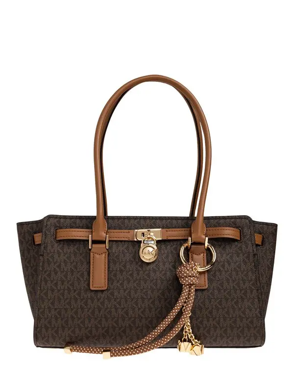 Michael Kors Hamilton Moderne Shoulder Bag - Brown