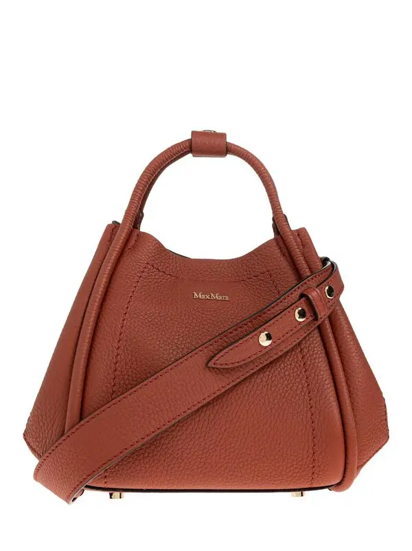 Max Mara Leather Bucket Bag - Brown