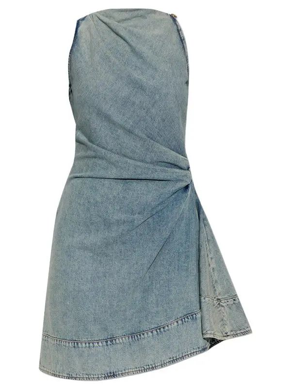 Alexander McQueen Denim Dress - Blue