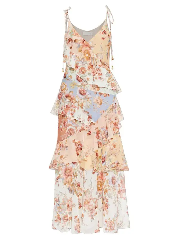 Zimmermann Floral Motif Maxi Dress - Multicolour