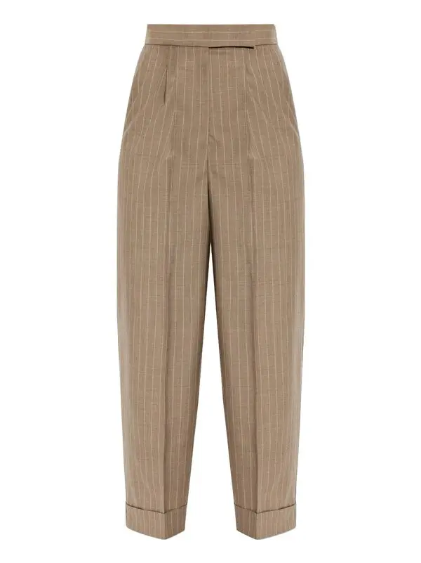 Max Mara Manetta Wool Trousers - Beige