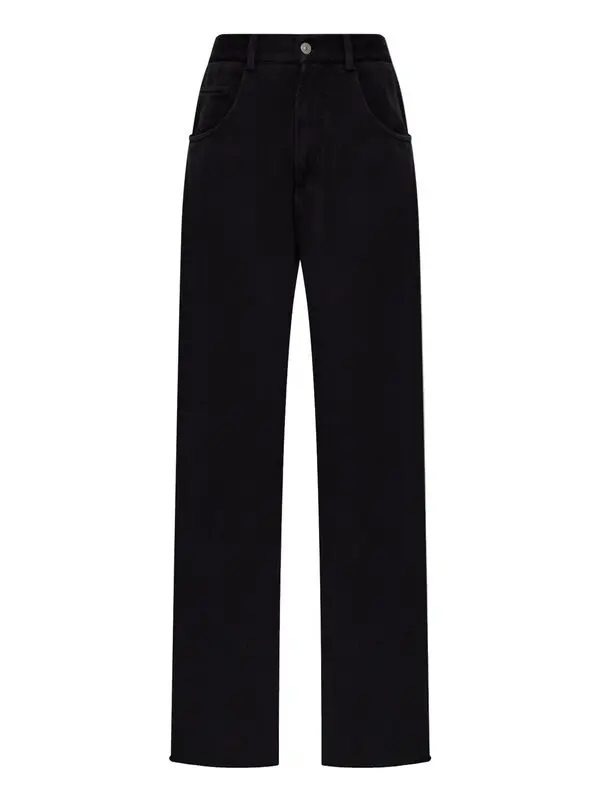 MAISON MARGIELA Wide-leg Sweatpants - Black