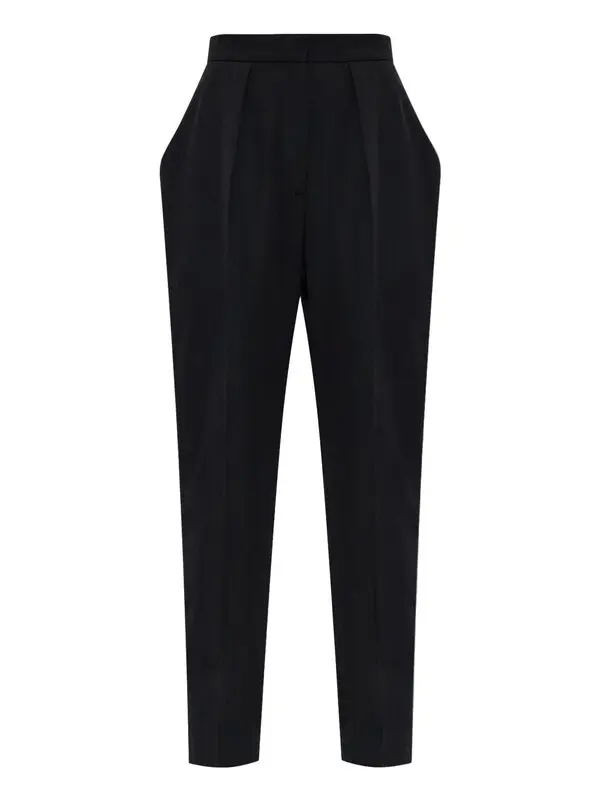 Balmain Creased Trousers - Black