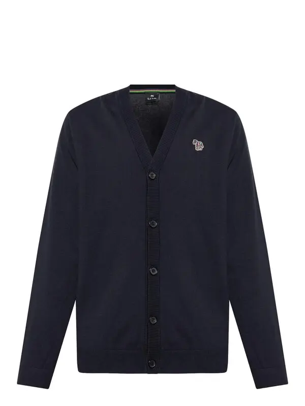 Paul Smith Cotton Cardigan - Navy Blue