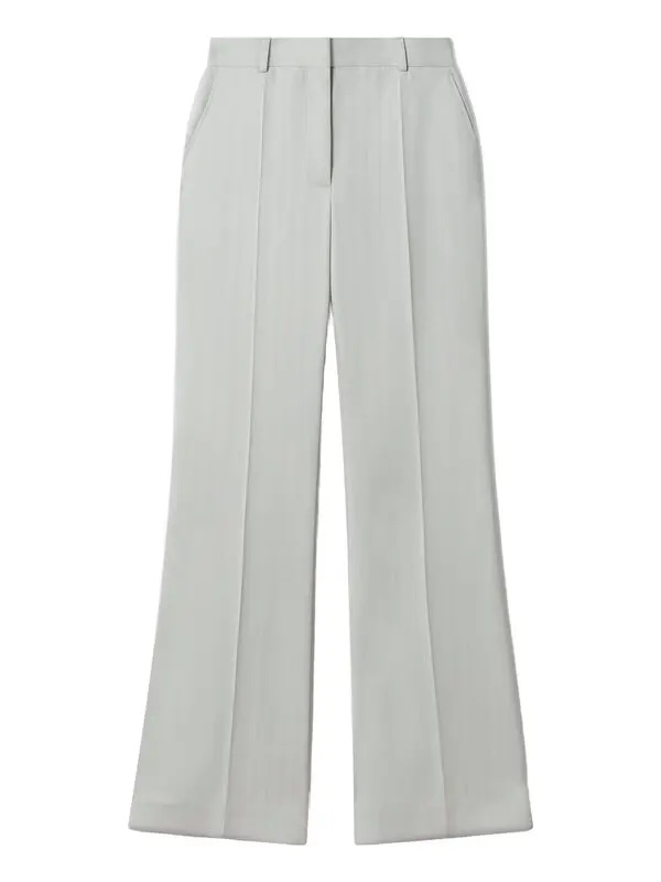 Stella McCartney Mid-rise Bootcut Trousers - Sage