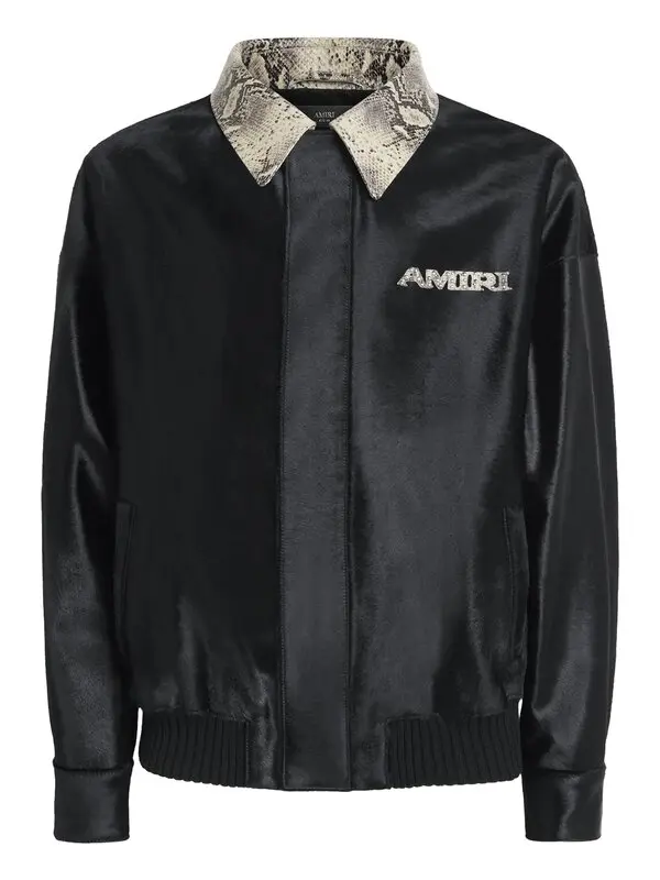 Amiri Faux Fur Jacket - Black