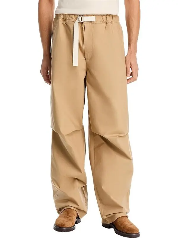JIL SANDER 268 Emb Trousers - Cereal