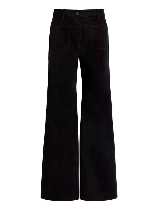 NILI LOTAN Florence Flared Trousers - Black
