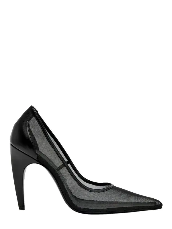 JUDE Fame Mesh Pumps - Black