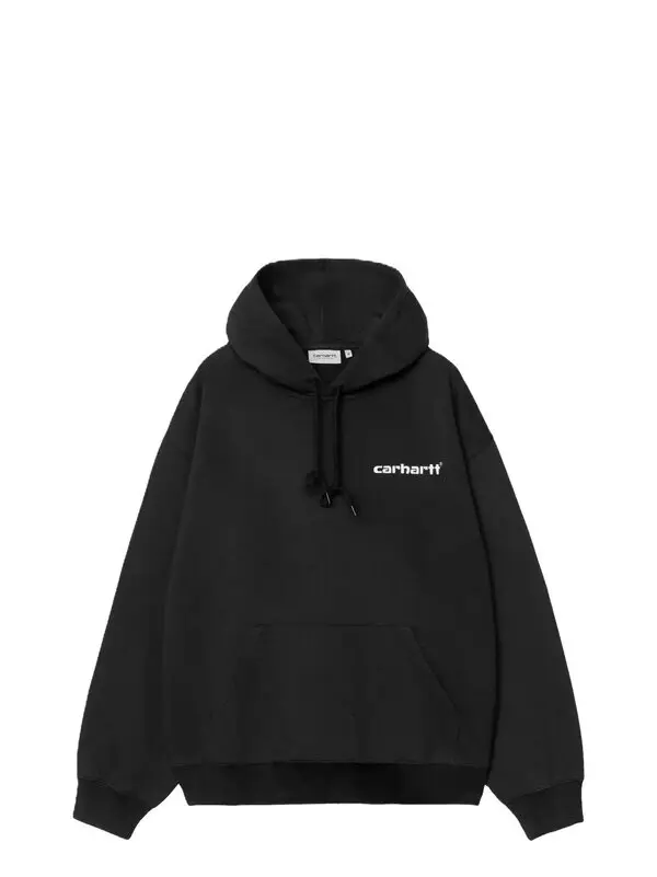 Carhartt Work In Progress Graphic-print Hoodie - Black