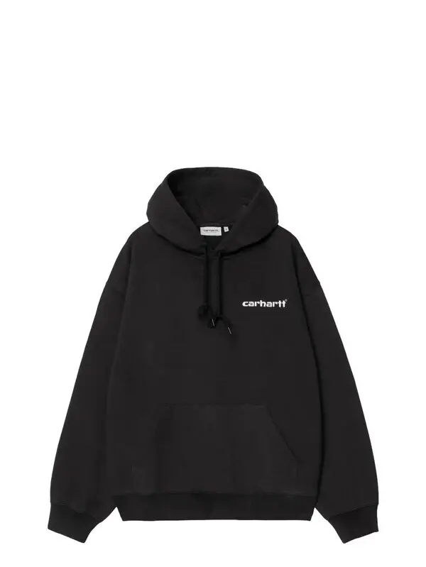 Carhartt Work In Progress Graphic-print Hoodie - Black