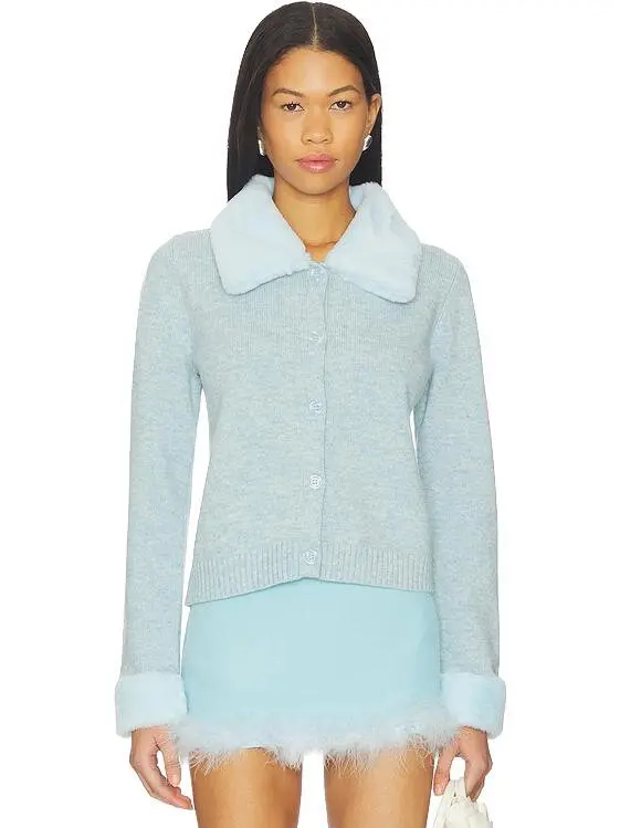 TYLER MCGILLIVARY Petra Cardigan - Sky