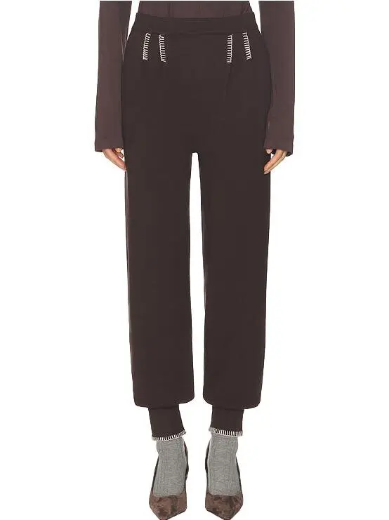 SIEDRES Rosena Knit Pant - Brown