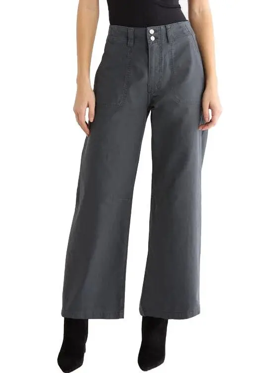 Paige Arellia High-waist Barrel Jeans - Vintage Dark Cobblestone